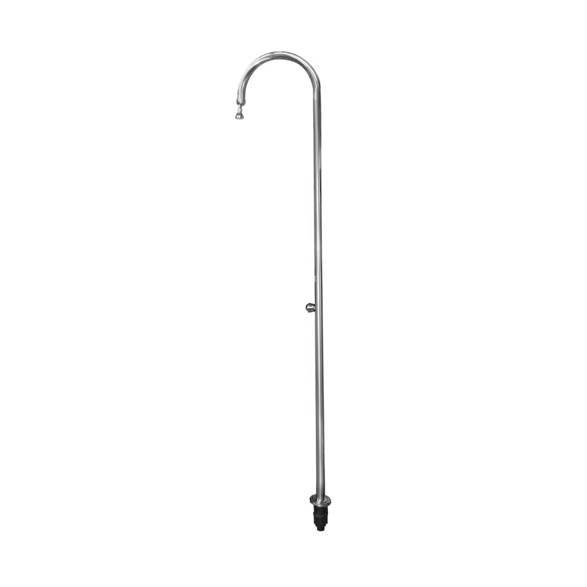 U-SHAPED INOX 316 GARDEN SHOWER | Piscines Ideales